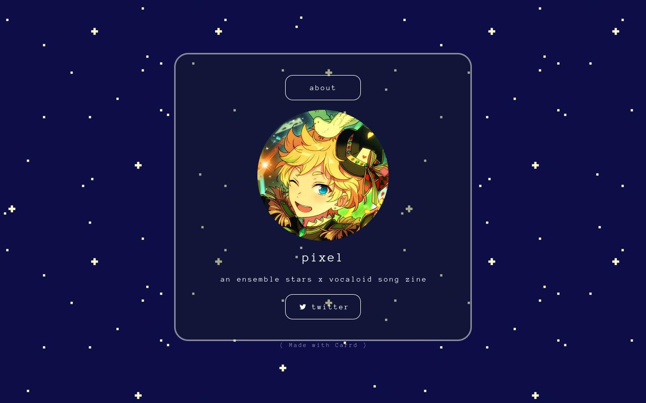 pixel • ensemble stars x vocaloid zine
